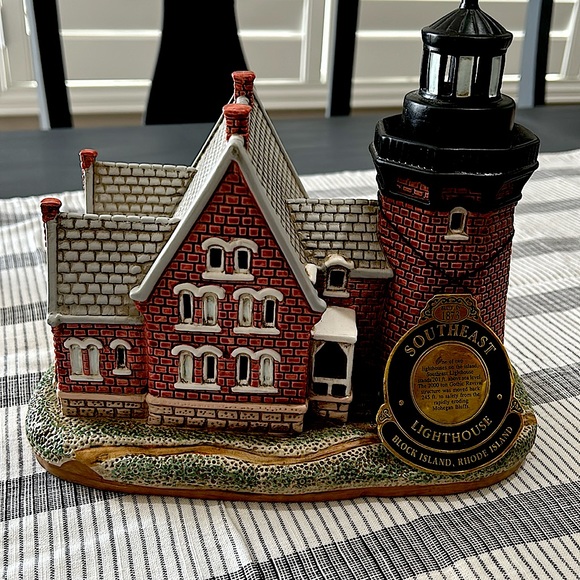 Lefton | Other | Lefton Lighthouse Southeast Block Island With Tag ...